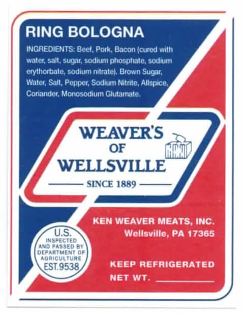 Original Ring Bologna - Weaver's of Wellsville