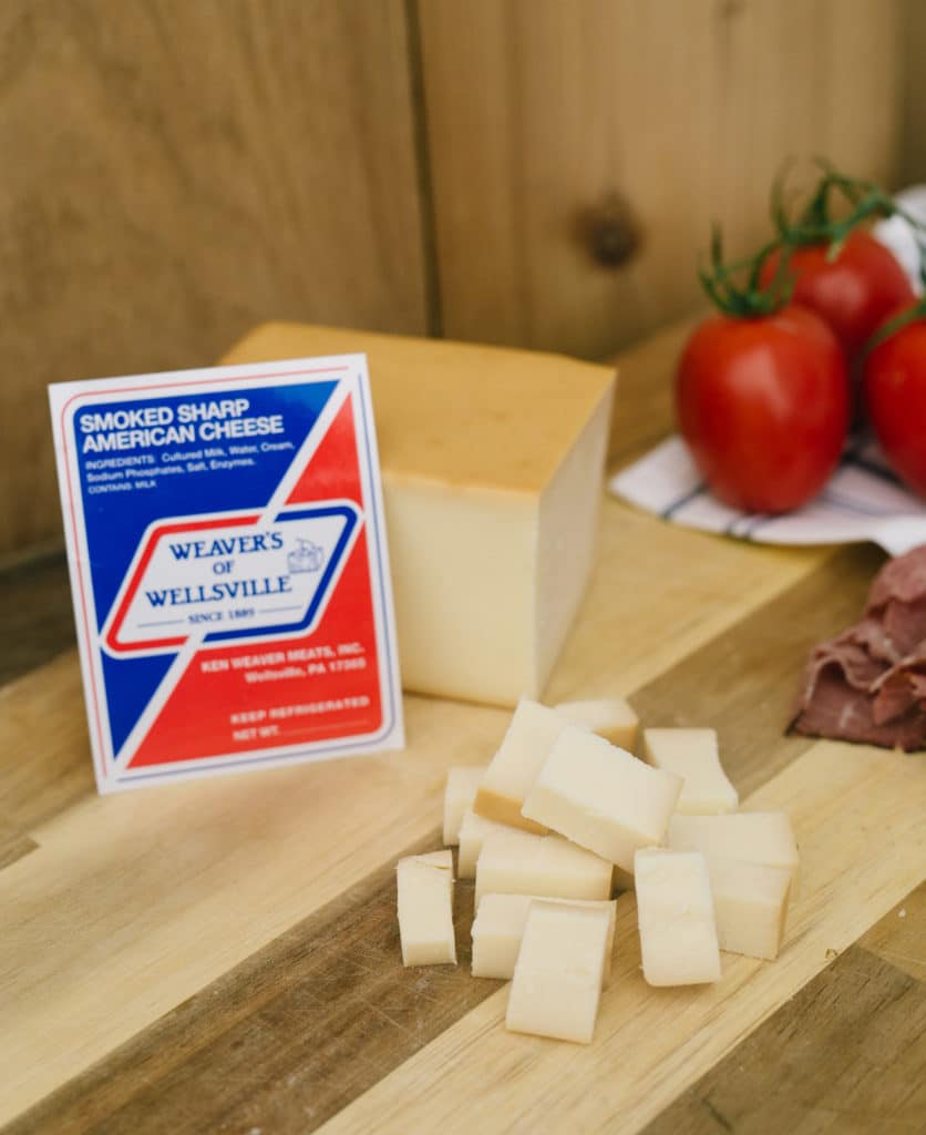 Smoked Sharp American Cheese - Weaver's of Wellsville